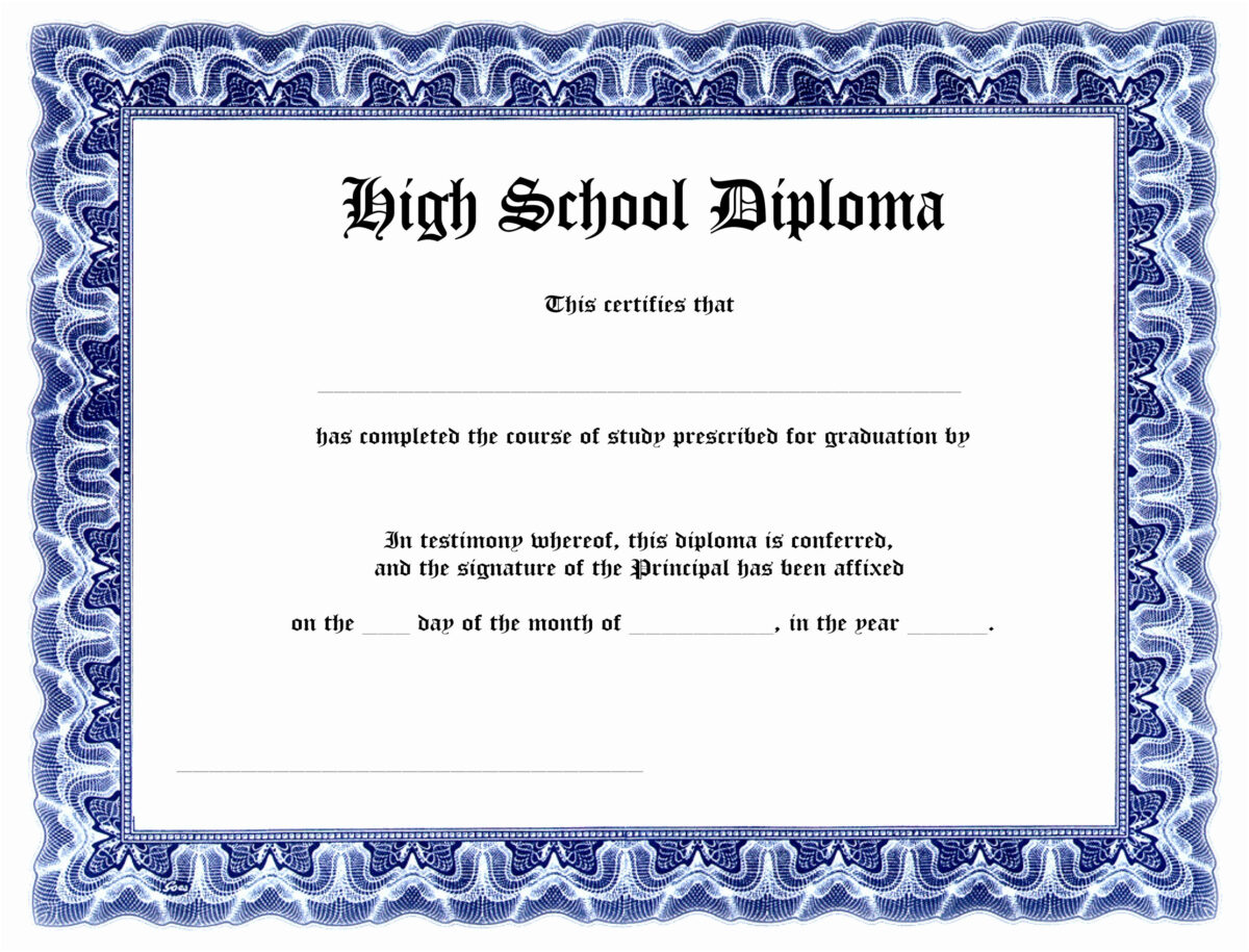 0B406 Ged Diploma Template Wiring Resources In Ged Certificate 