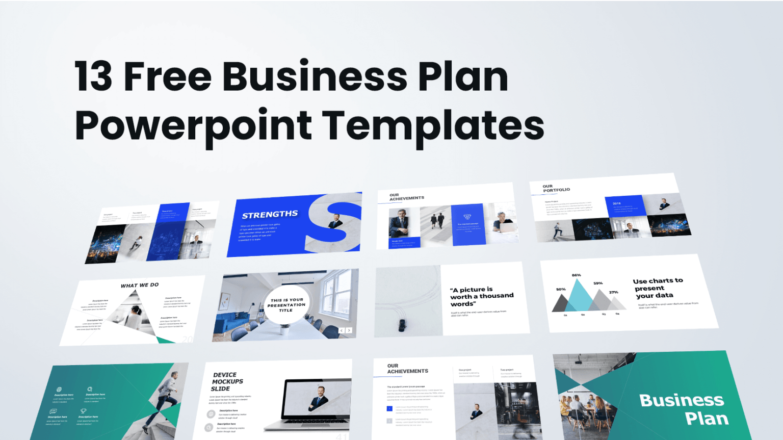 One Page Presentation Template Free