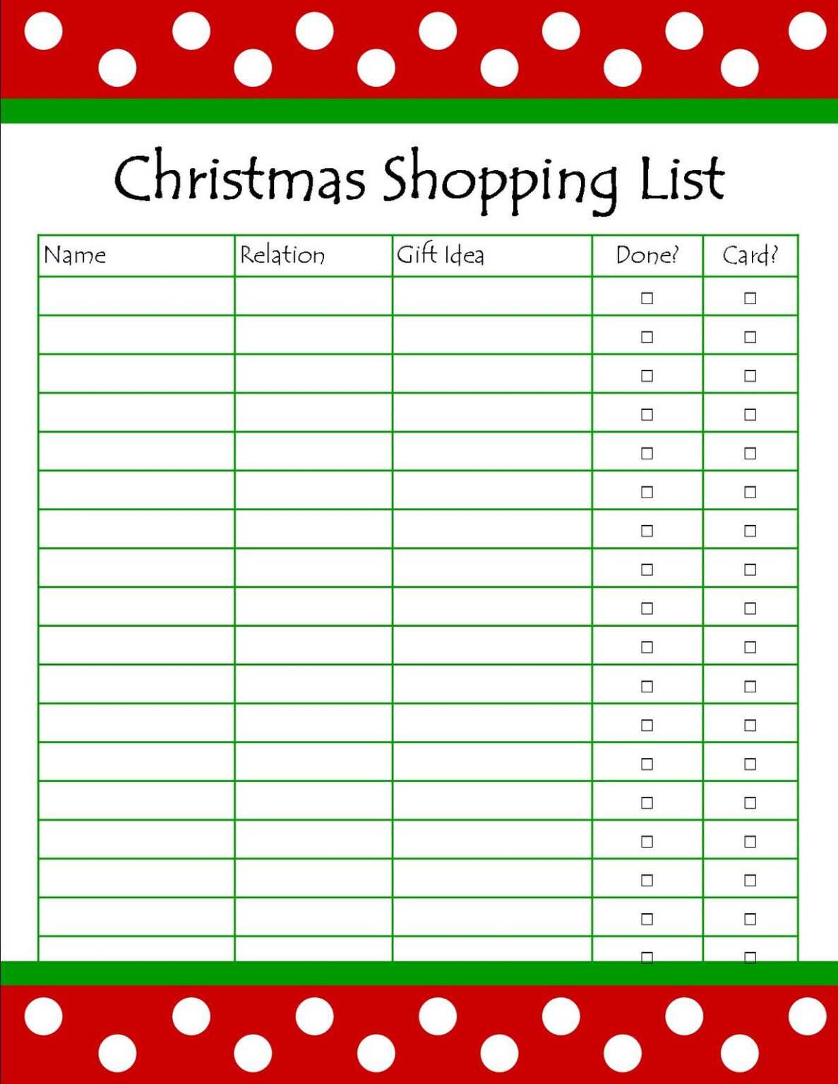 28 Christmas List Template Holiday Wish List Template Pertaining 
