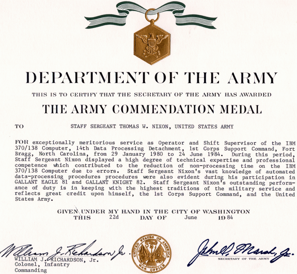 Army Commendation Medal Within Army Certificate Of Achievement Template Best Business Templates