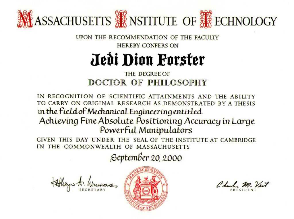 Doctorate Degree Fake Doctorate Degree Template Within Doctorate 