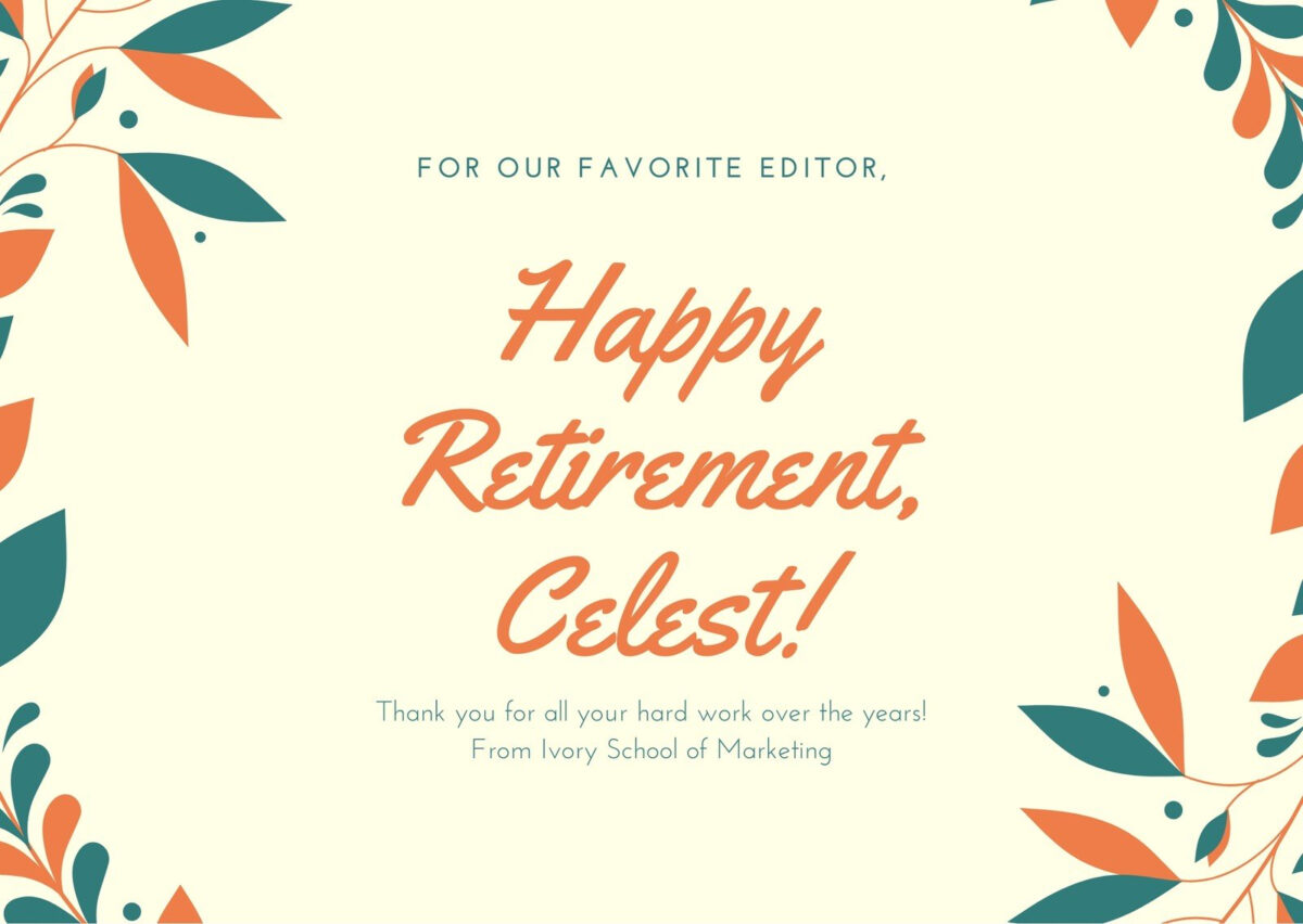 Retirement Card Template Best Business Templates